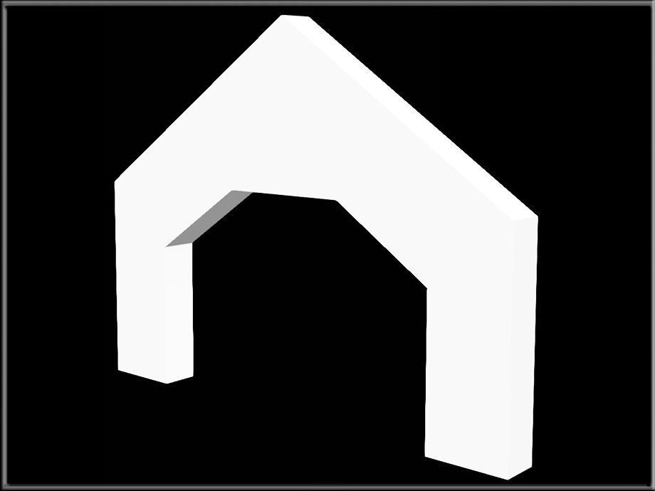 3D model Triangular shaped Arch 06 VR / AR / low-poly | CGTrader