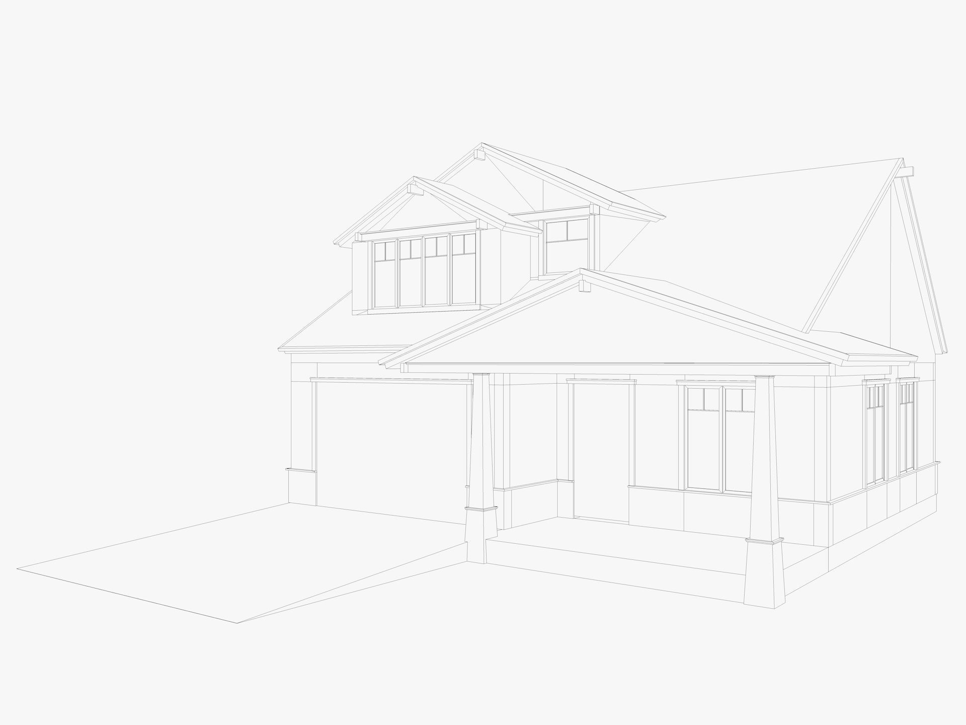 House Of Set 16 Low Poly 3D Model Houses 3D model | CGTrader