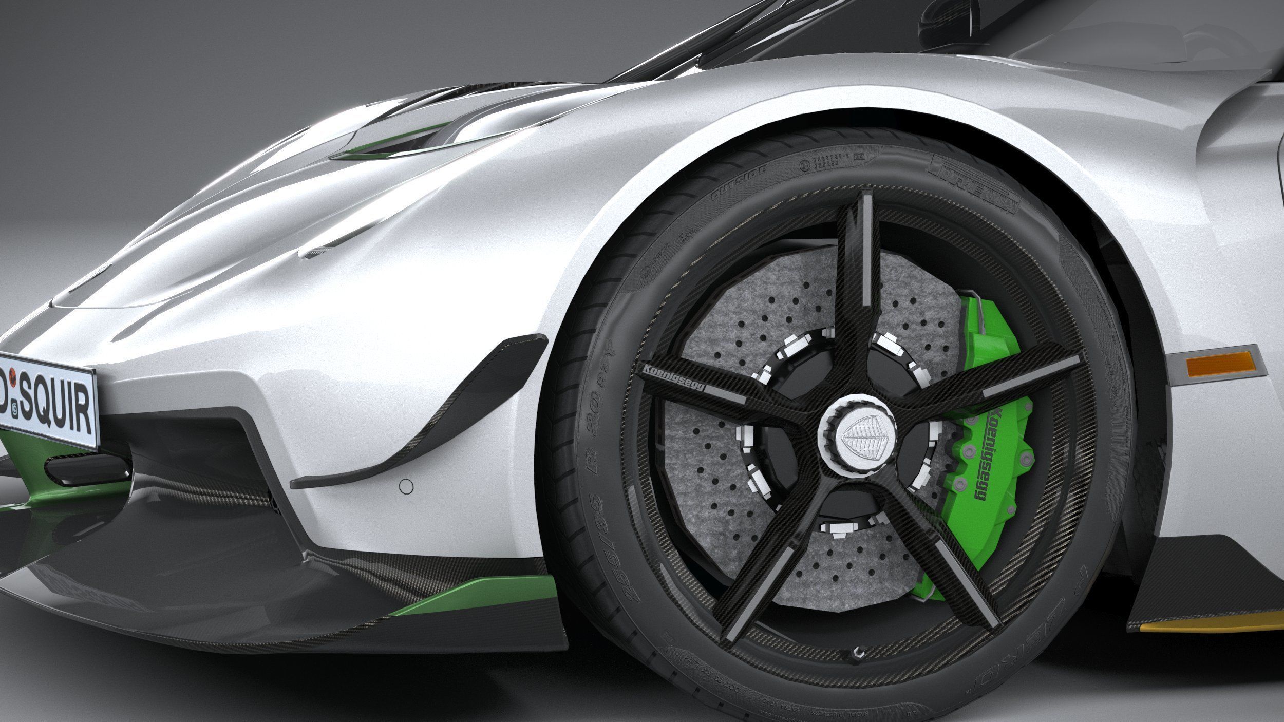 3D model Koenigsegg Jesko 2020 LowPoly VR / AR / low-poly | CGTrader