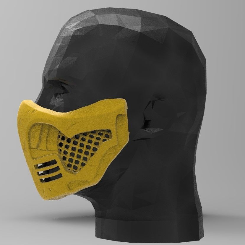 SCORPION MASK 3D model 3D printable | CGTrader