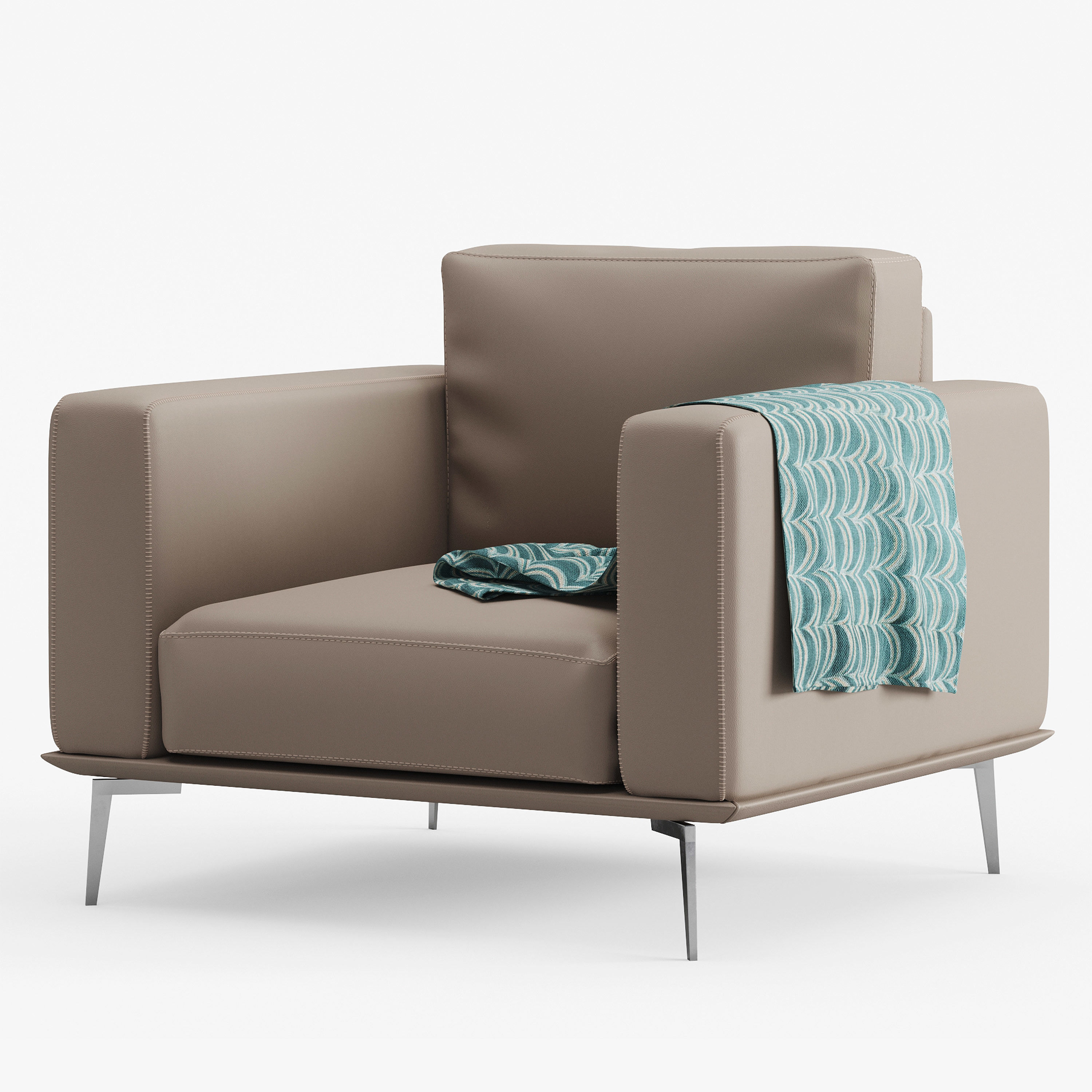 Aida armchair Cierre Imbottiti 3D model | CGTrader