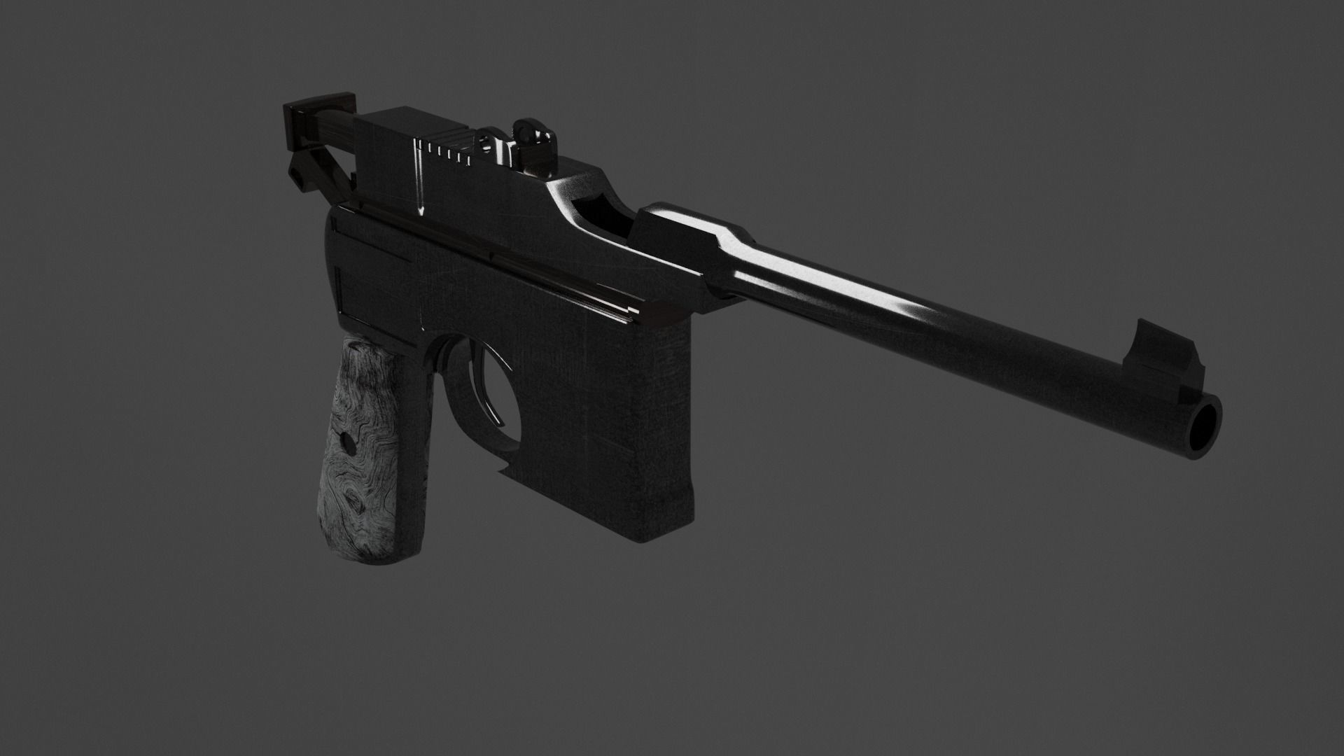 3D model realtime Mauser C-96 | CGTrader