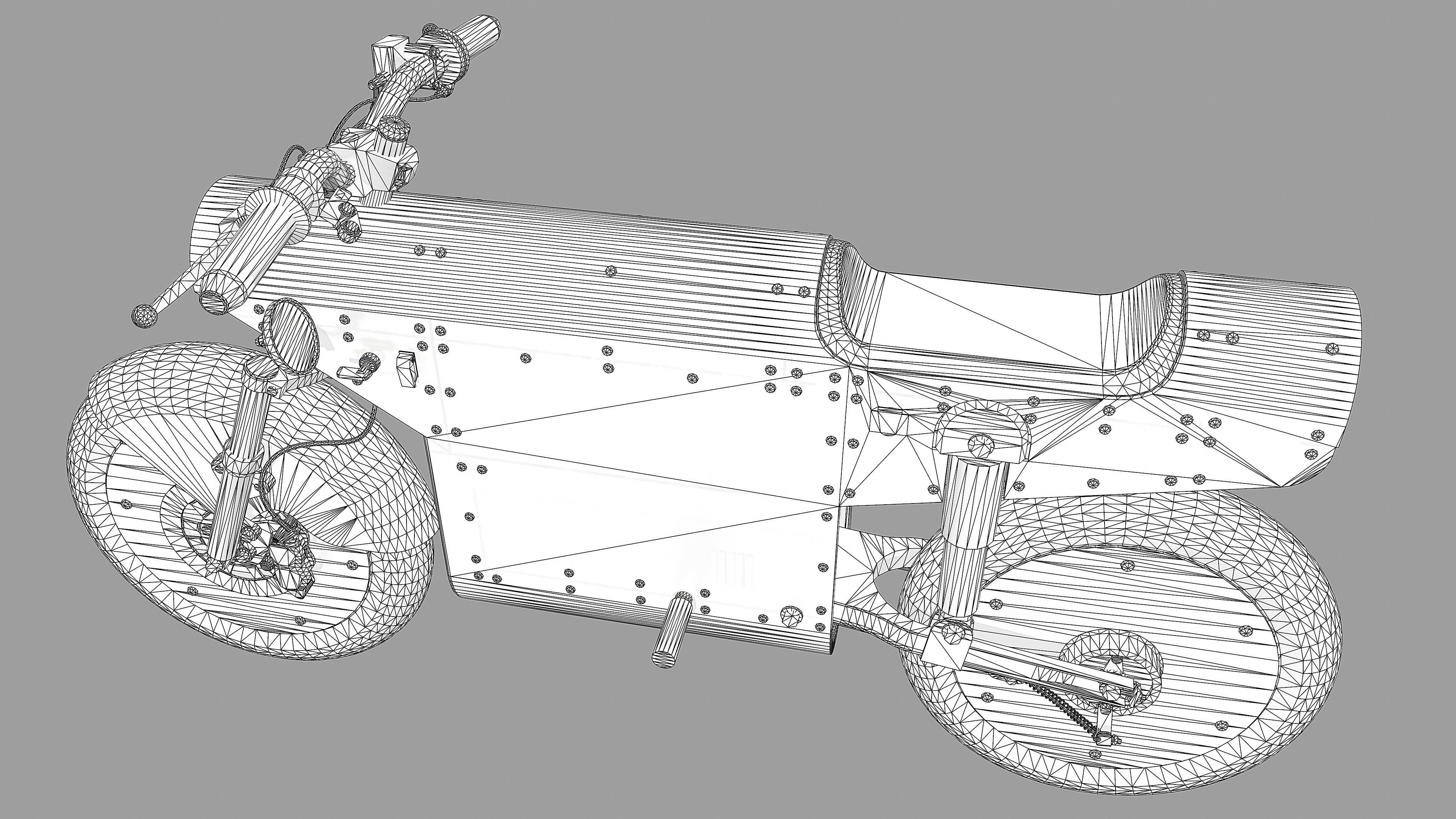 3D model KATALIS EV500 Electric Bike VR / AR / low-poly | CGTrader