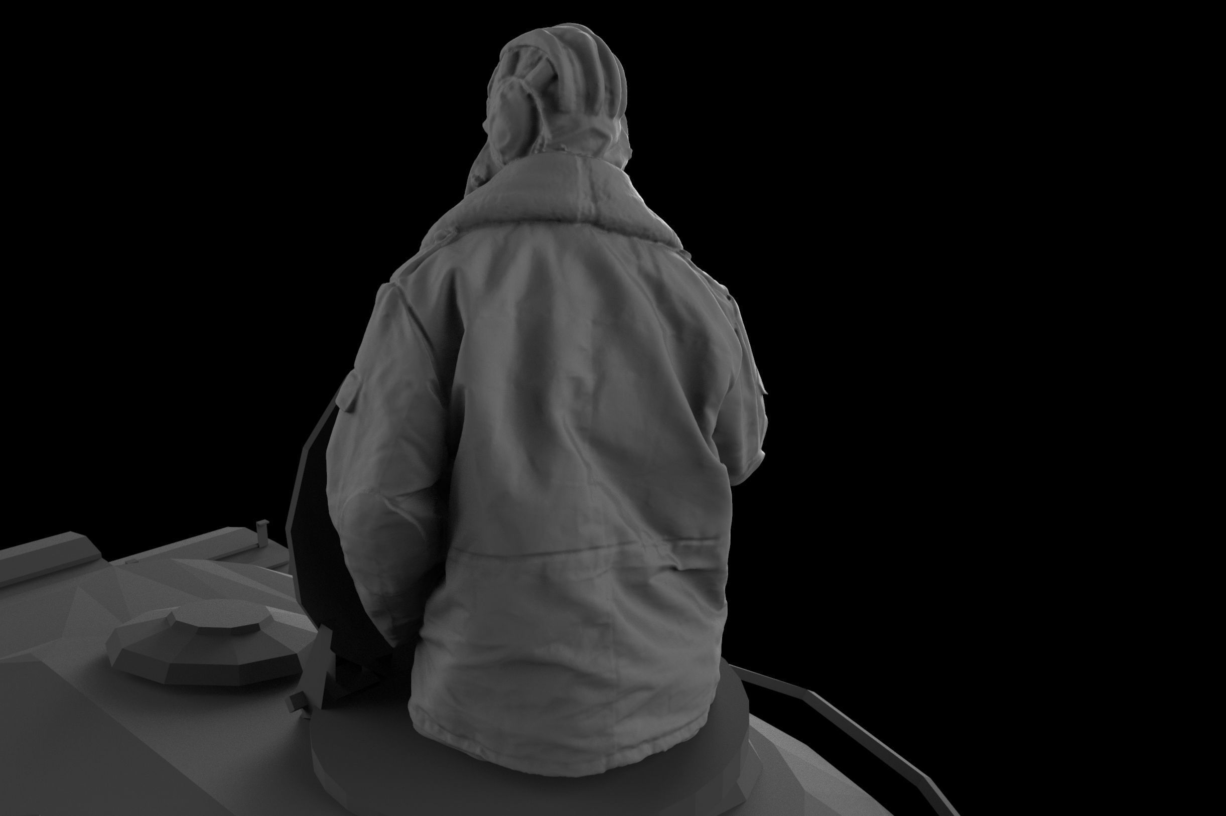 Tank Crew 35 120mm scale 3D model 3D printable | CGTrader