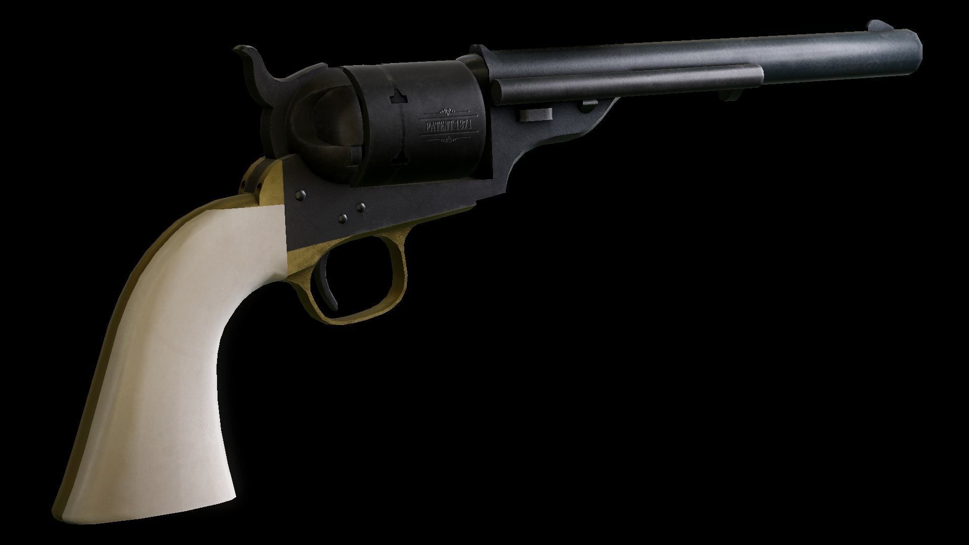 Colt open top revolver free VR / AR / low-poly 3D model | CGTrader