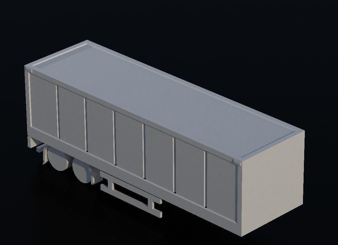 3D model Trailer 01 VR / AR / low-poly | CGTrader