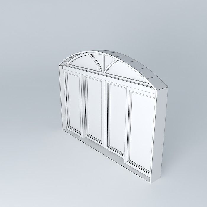 window arch free 3D model | CGTrader