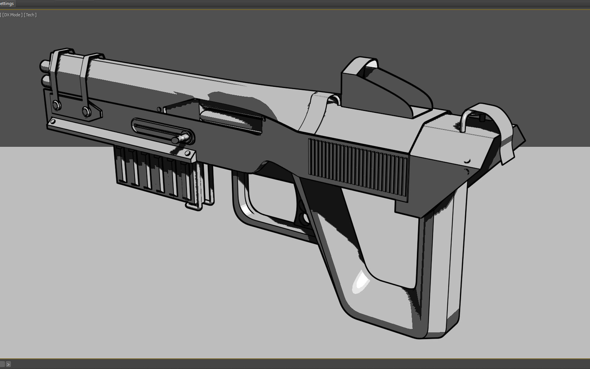 3D model MSI-t4 gun VR / AR / low-poly | CGTrader