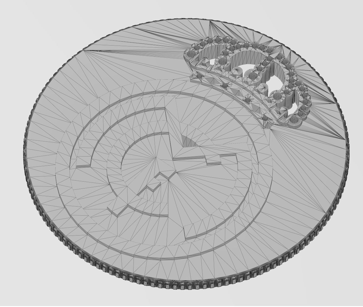 Real Madrid logo pendant and coin 3D model 3D printable | CGTrader