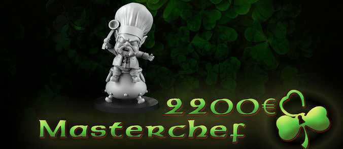 Masterchef leprechaun 3D model 3D printable | CGTrader