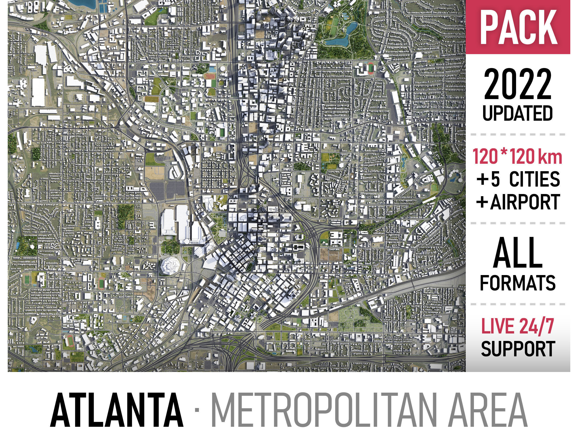 Atlanta 3D Model Collection | CGTrader