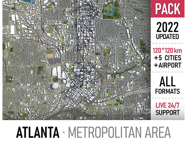 Atlanta 3D Model Collection | CGTrader