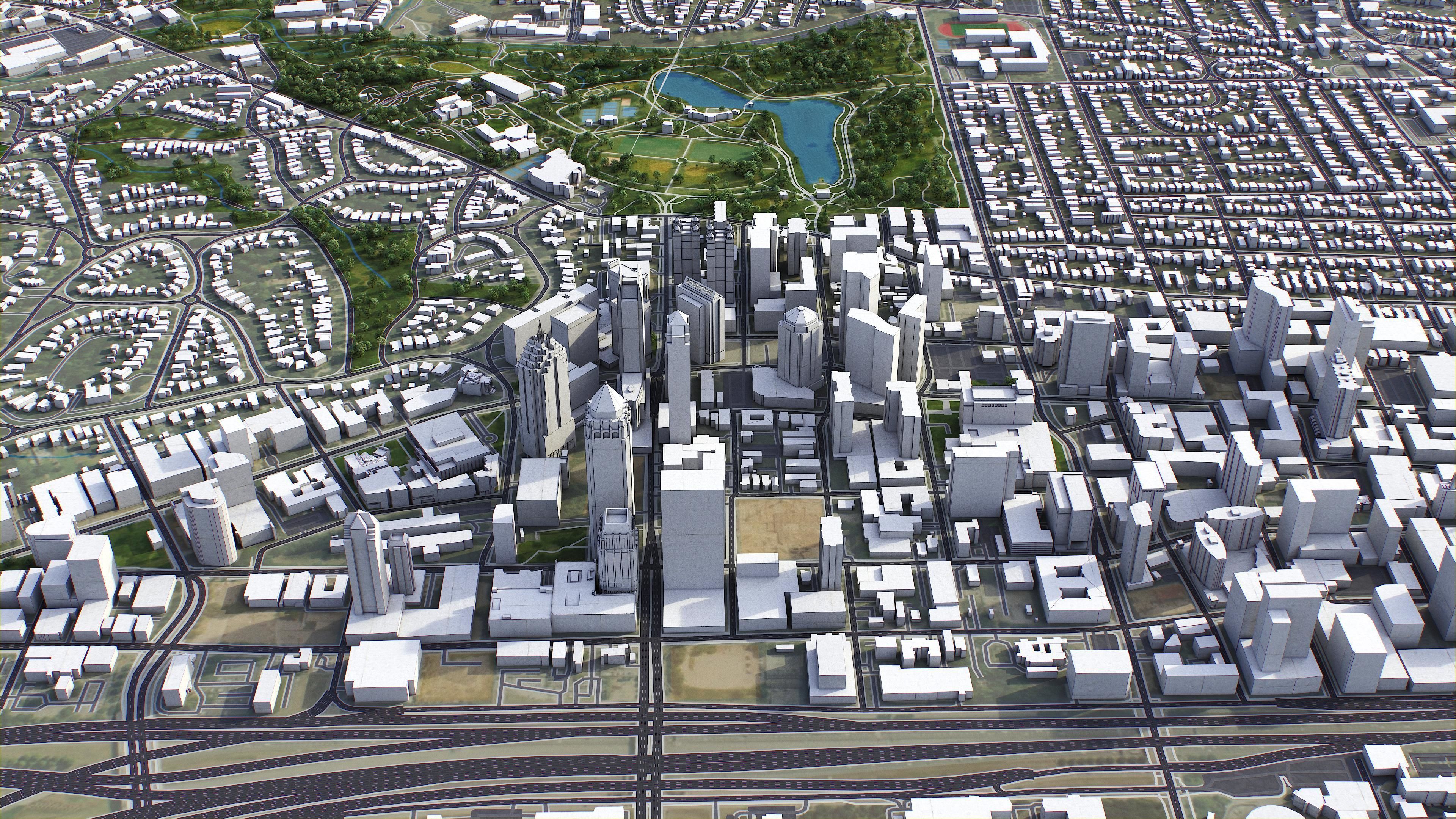 3D Model Collection Atlanta VR / AR / low-poly | CGTrader