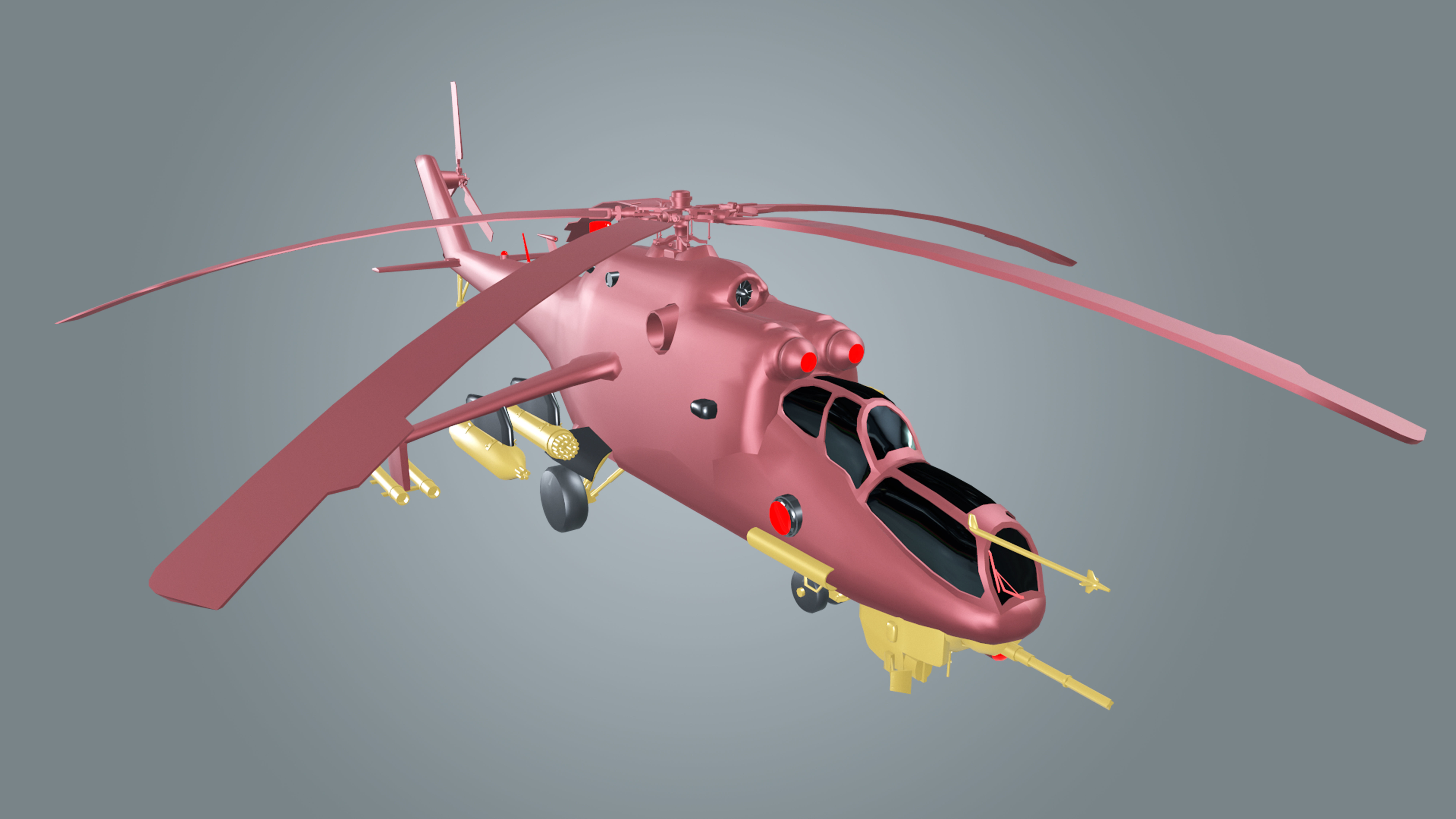 3D model low poly Helicopter 3d model VR / AR / low-poly | CGTrader