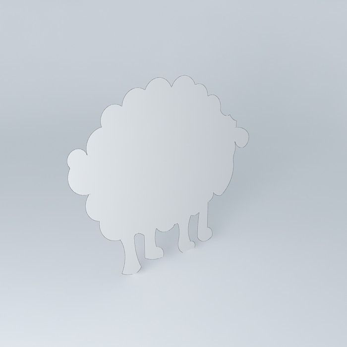 krister sheep free 3D model | CGTrader