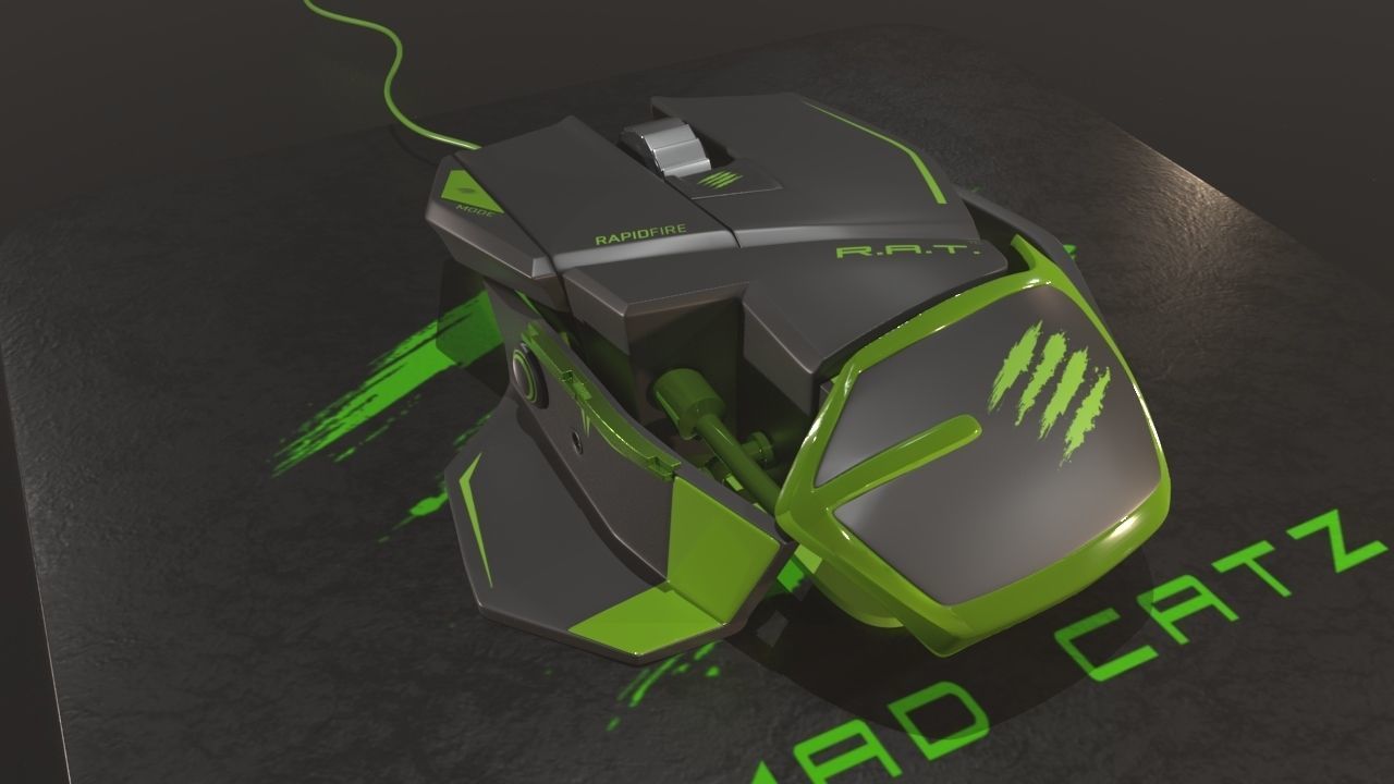 Gaming Mouse 3D model | CGTrader