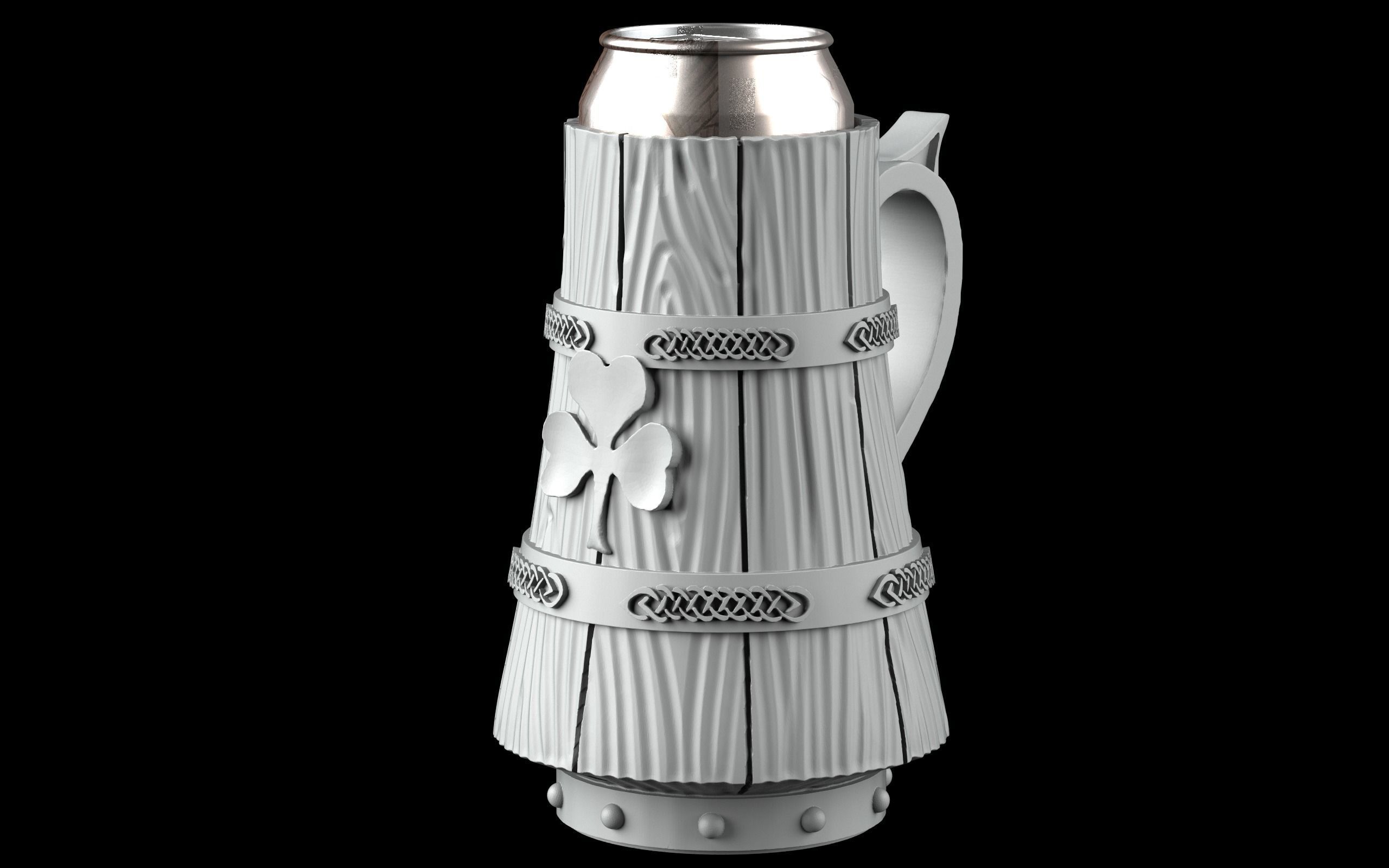 Beer mug 3D model 3D printable | CGTrader