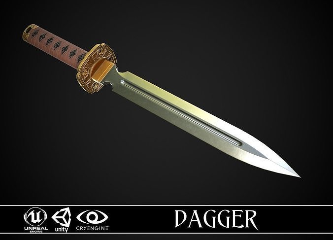 3D model Dagger A1 VR / AR / low-poly | CGTrader