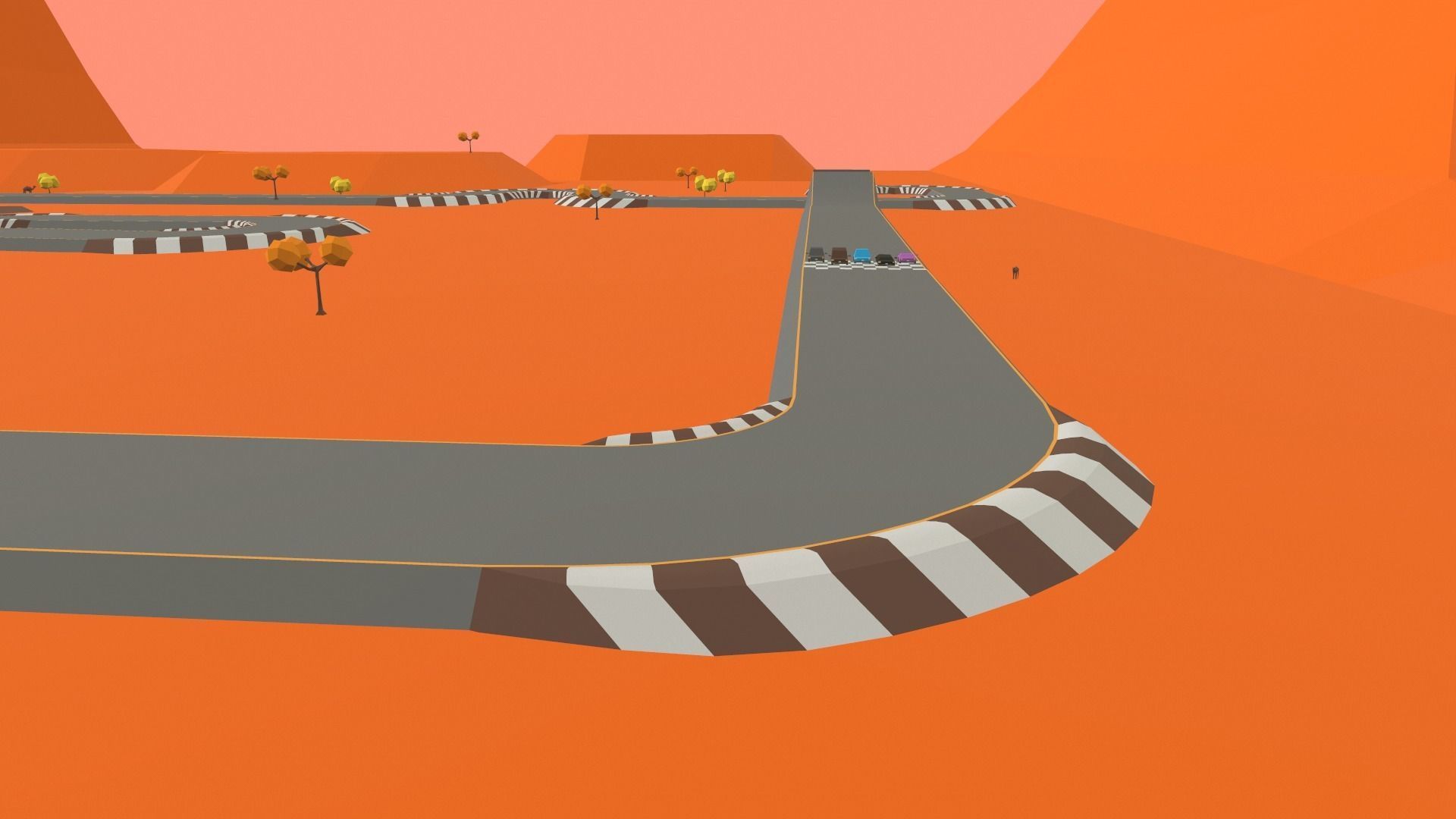 3D model Race Track - 02 VR / AR / low-poly | CGTrader