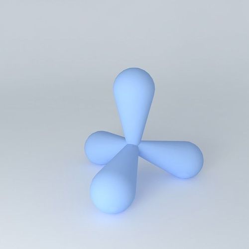 3d Atom Model Of Carbon