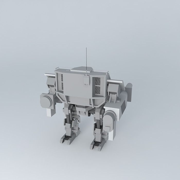 Defensive Robot free 3D model | CGTrader