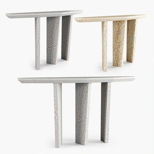 Marble Console 3D model | CGTrader