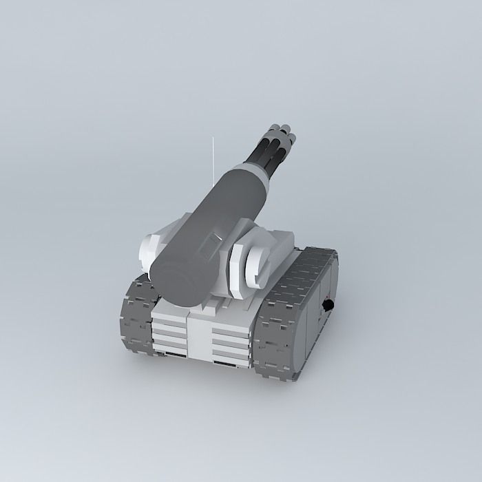 Robot gun free 3D model | CGTrader