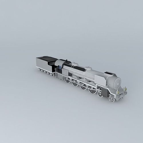 Locomotive free 3D model | CGTrader