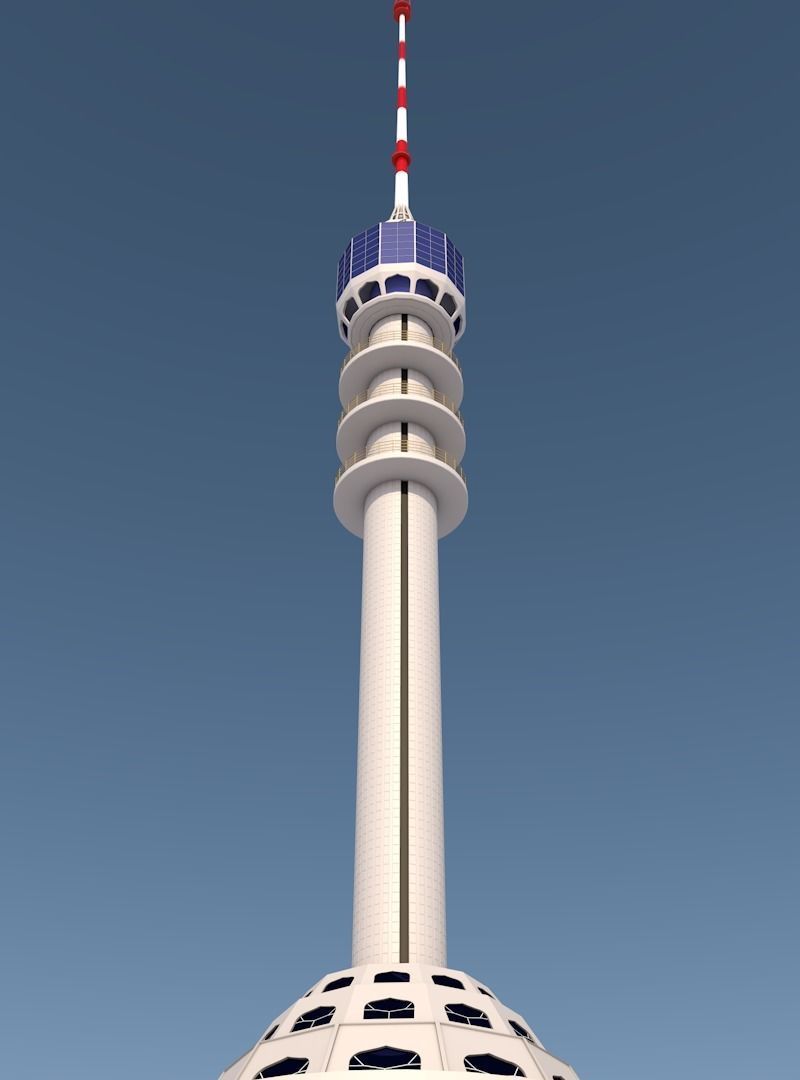 3D model Baghdad Tower landmark in baghdad iraq VR / AR / low-poly ...