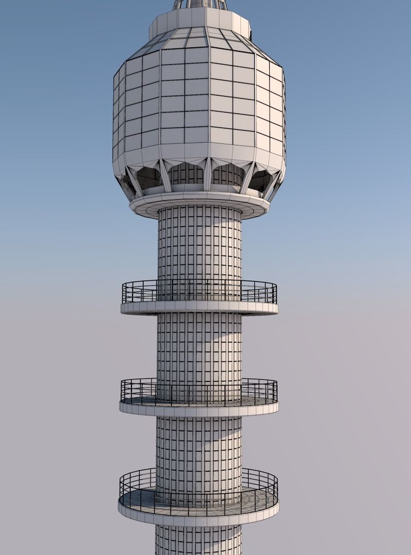 3D model Baghdad Tower landmark in baghdad iraq VR / AR / low-poly ...