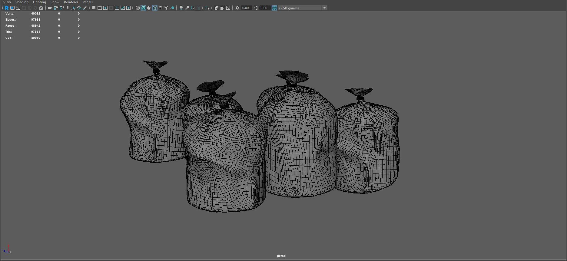 Garbage Bags free VR / AR / low-poly 3D model | CGTrader