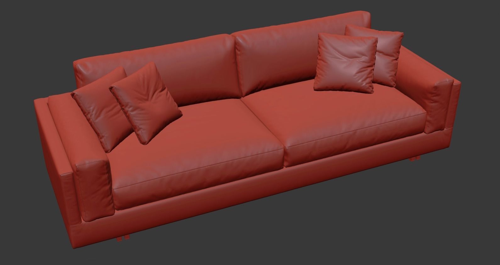 Interface Mama 2-seat Sofa 3D model | CGTrader