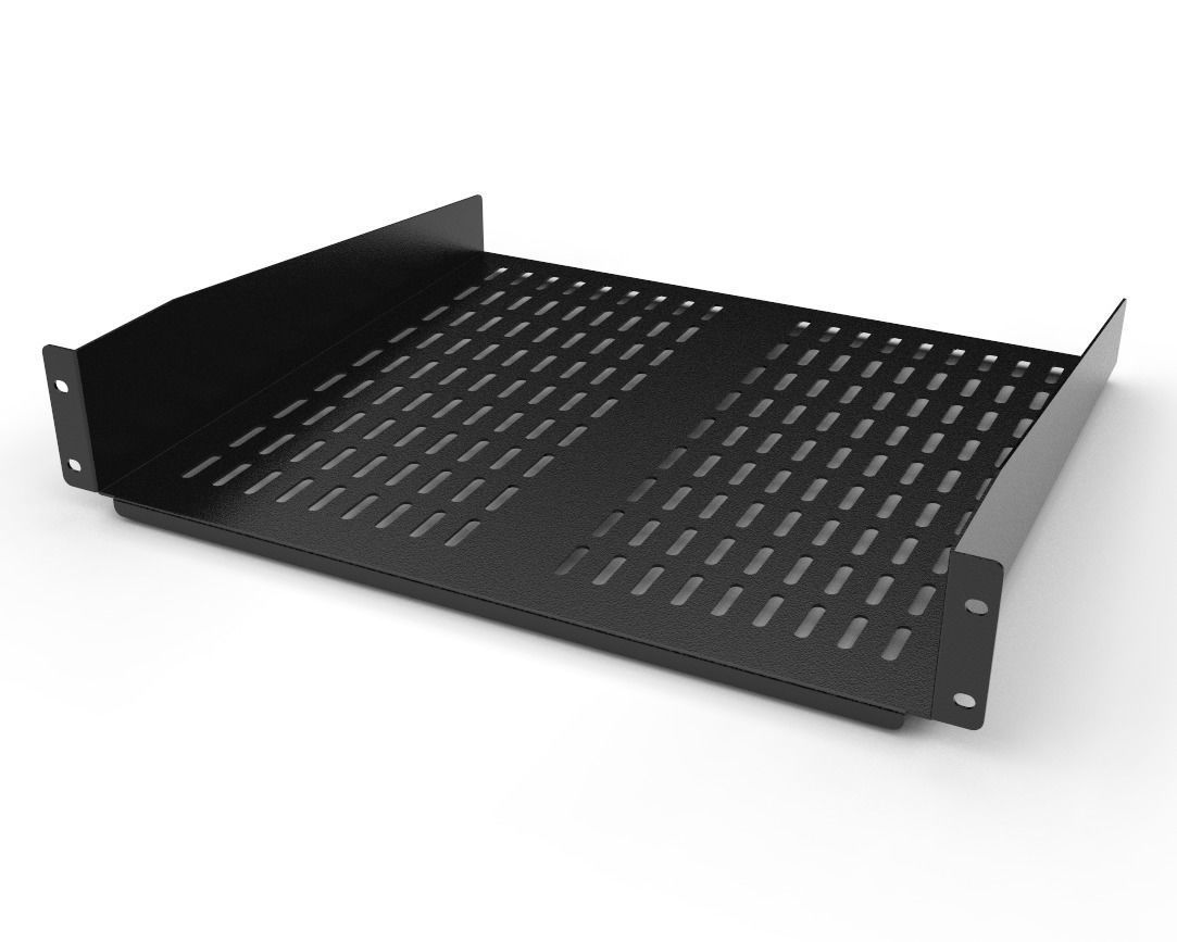 StarTech 2U Rack Shelf free 3D model | CGTrader