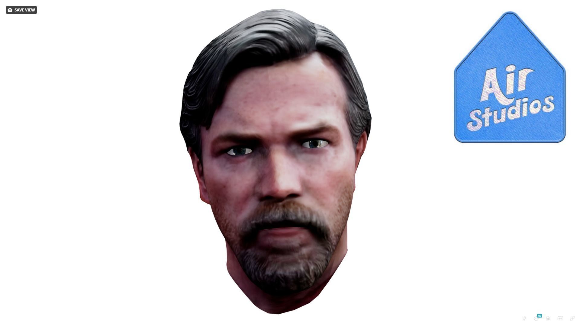 Obi Wan Kenobi Head free VR / AR / low-poly 3D model | CGTrader