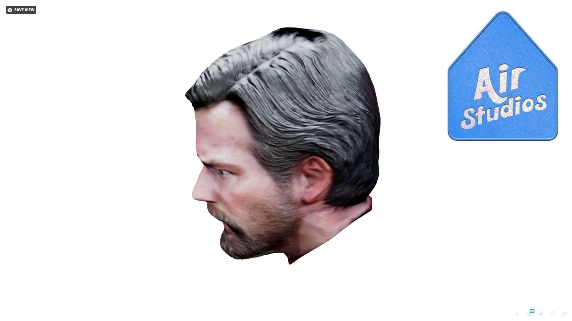 Obi Wan Kenobi Head free VR / AR / low-poly 3D model | CGTrader