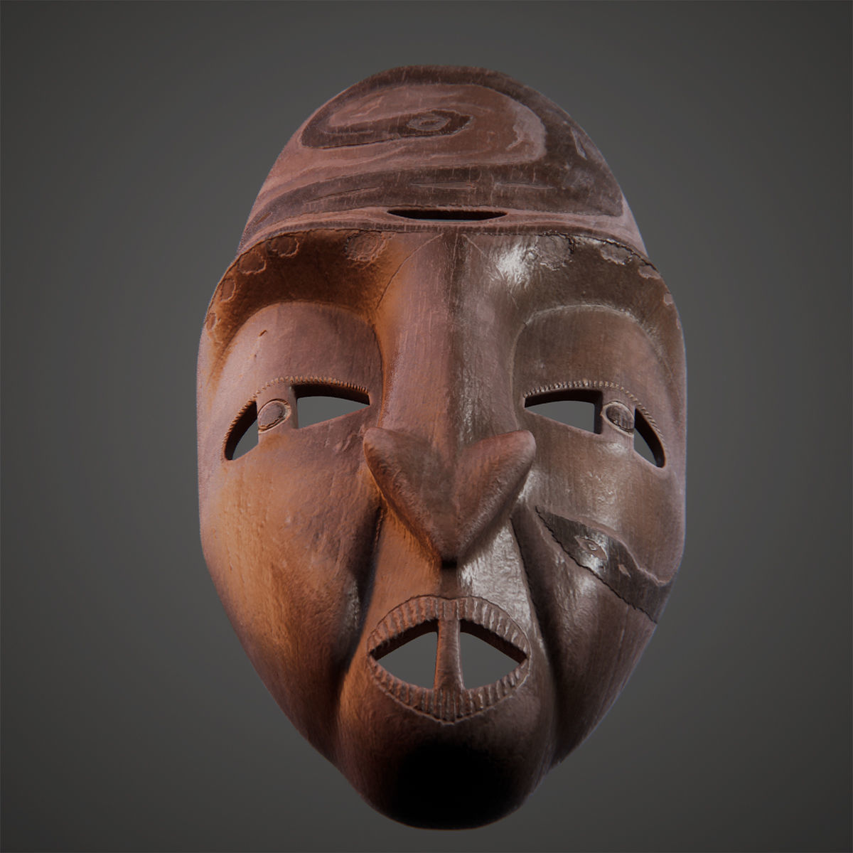 3D model Voodoo mask VR / AR / low-poly | CGTrader