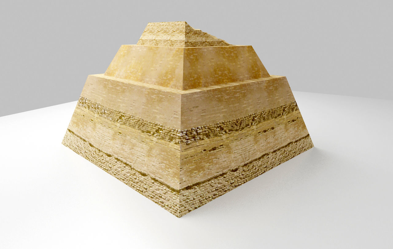 3D model Meidum Pyramid - The Ancient Egypt VR / AR / low-poly | CGTrader