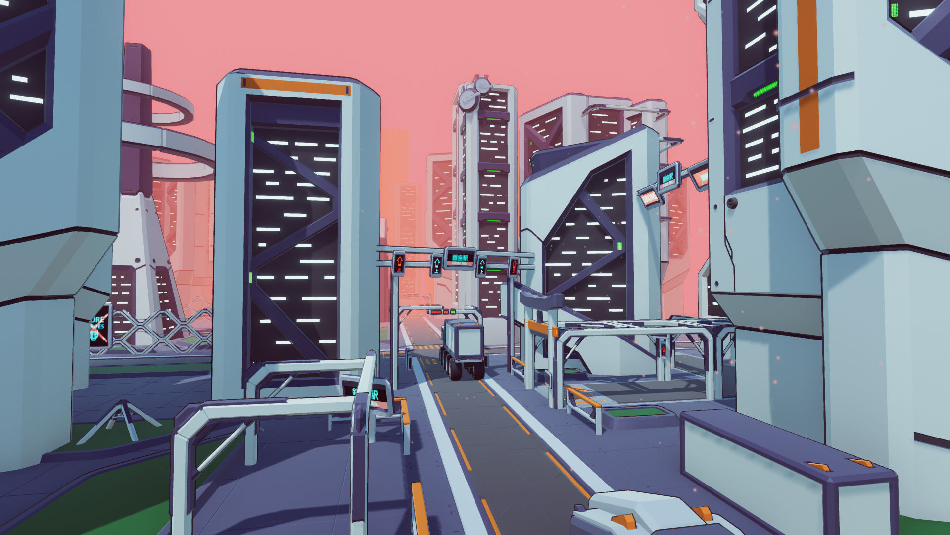 3D model Future Mecha City VR / AR / low-poly | CGTrader