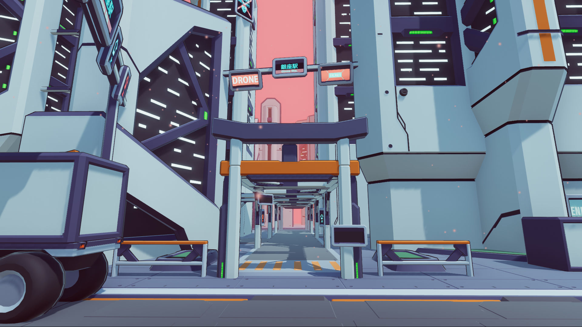 3D model Future Mecha City VR / AR / low-poly | CGTrader