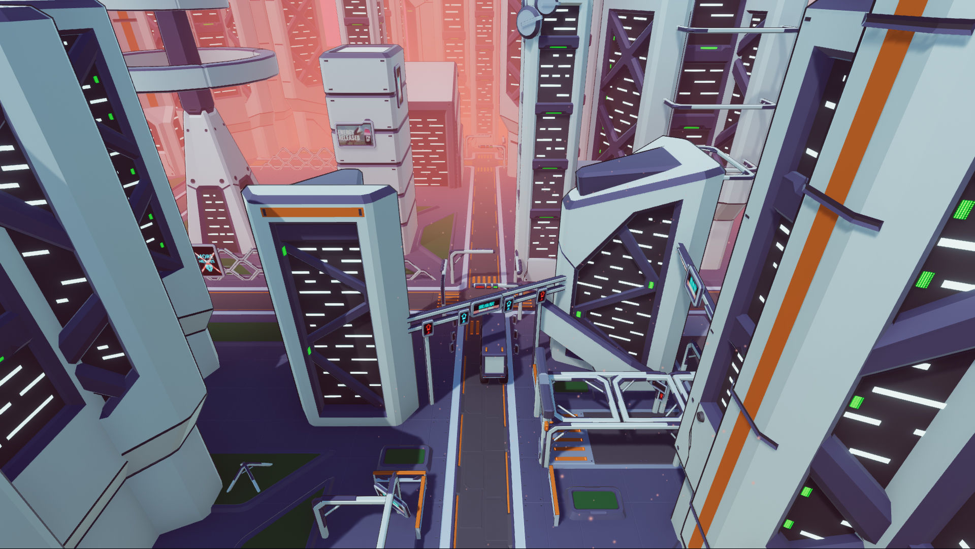 3D model Future Mecha City VR / AR / low-poly | CGTrader