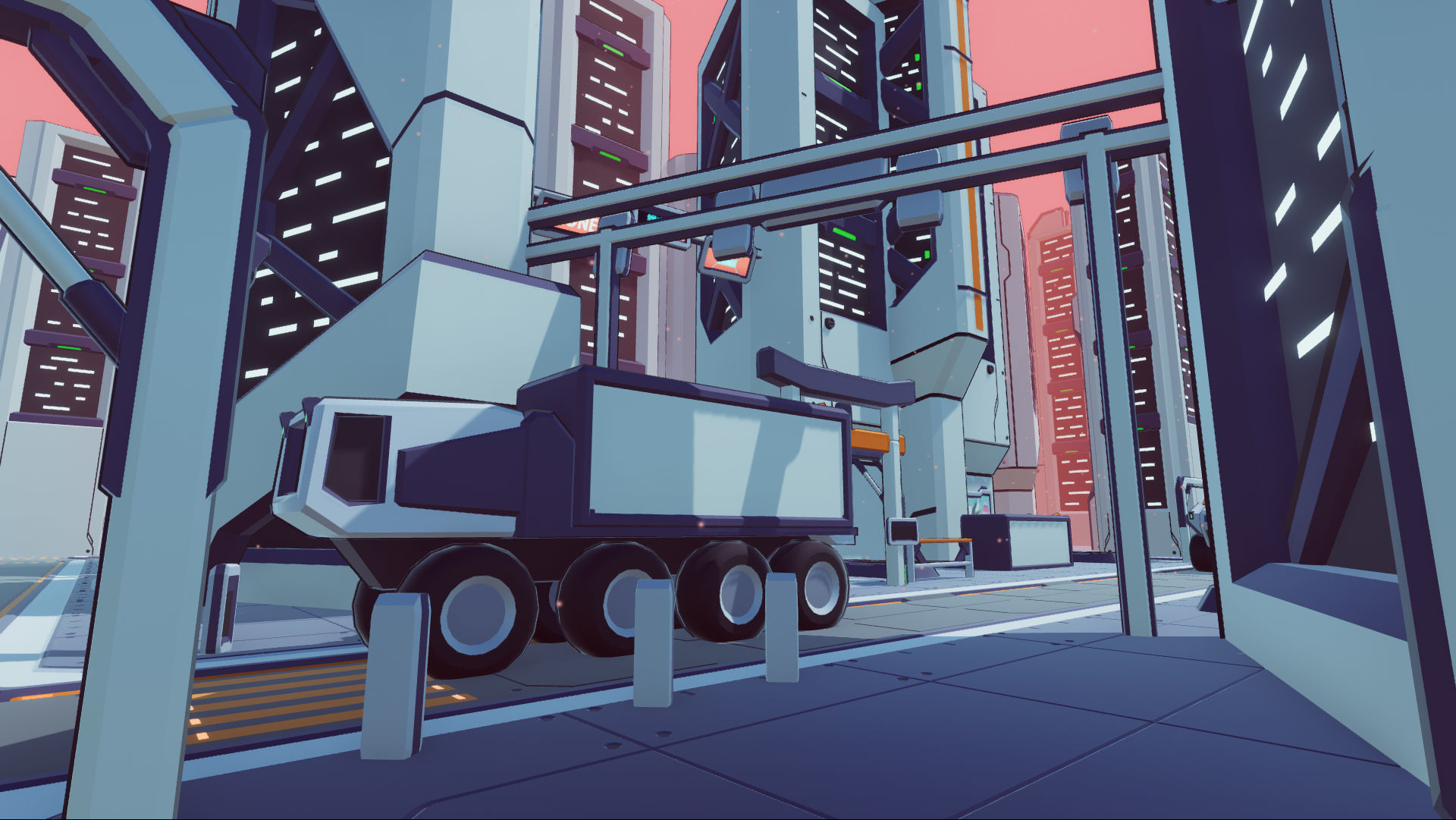 3D model Future Mecha City VR / AR / low-poly | CGTrader