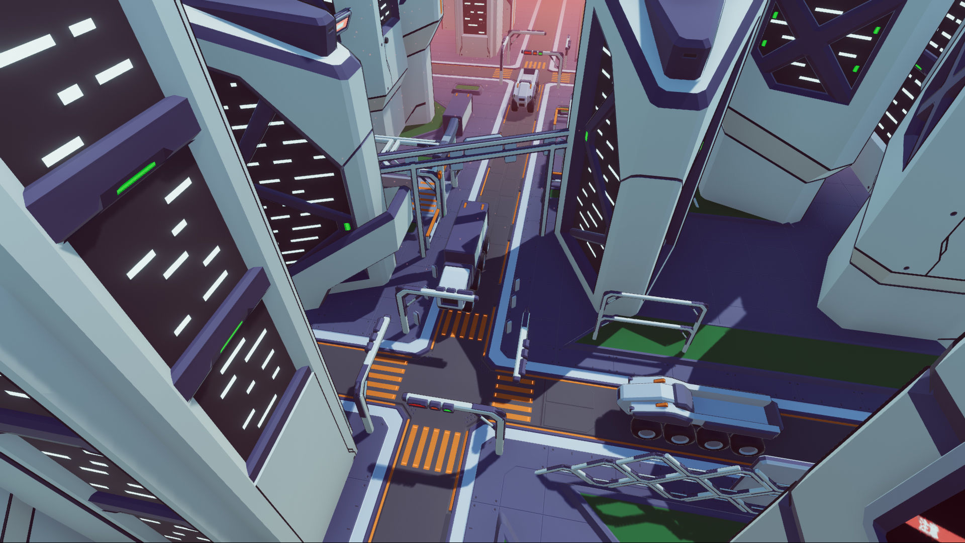 3D model Future Mecha City VR / AR / low-poly | CGTrader