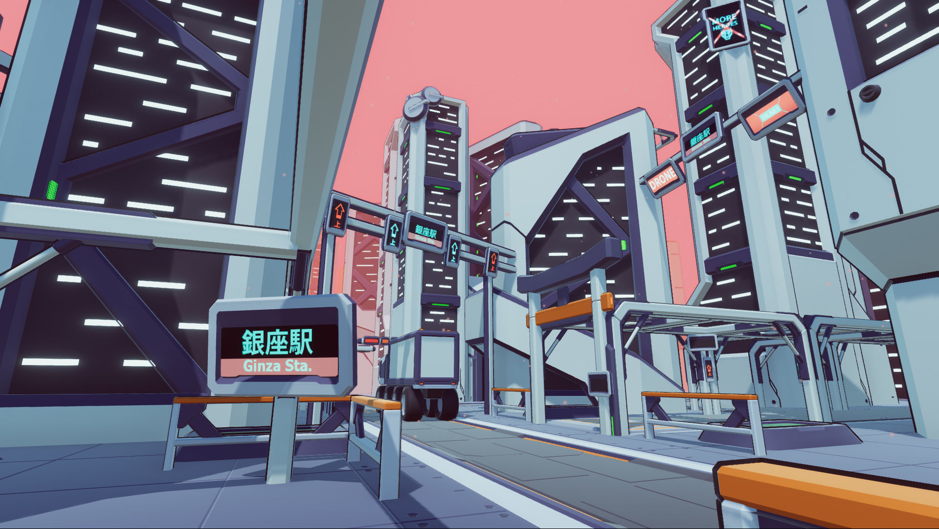 3D model Future Mecha City VR / AR / low-poly | CGTrader