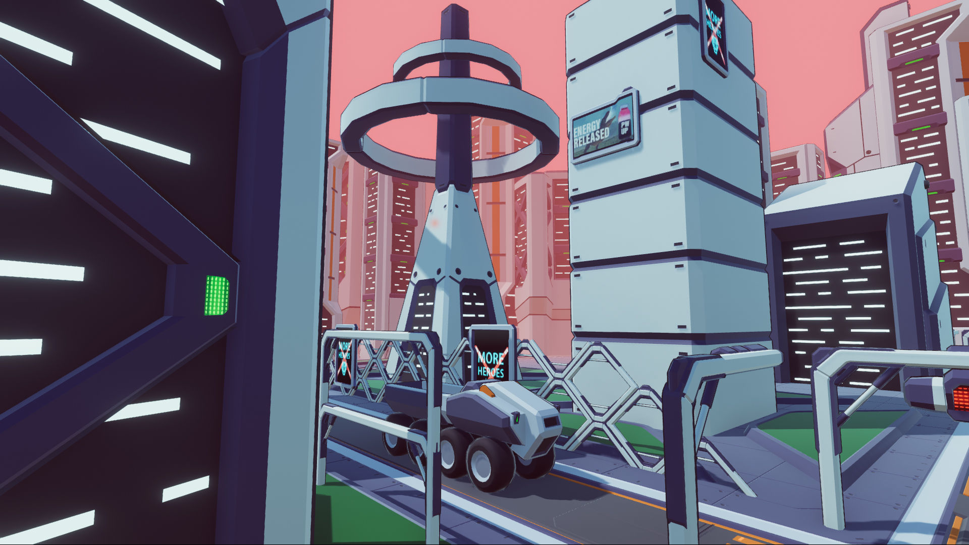 3D model Future Mecha City VR / AR / low-poly | CGTrader