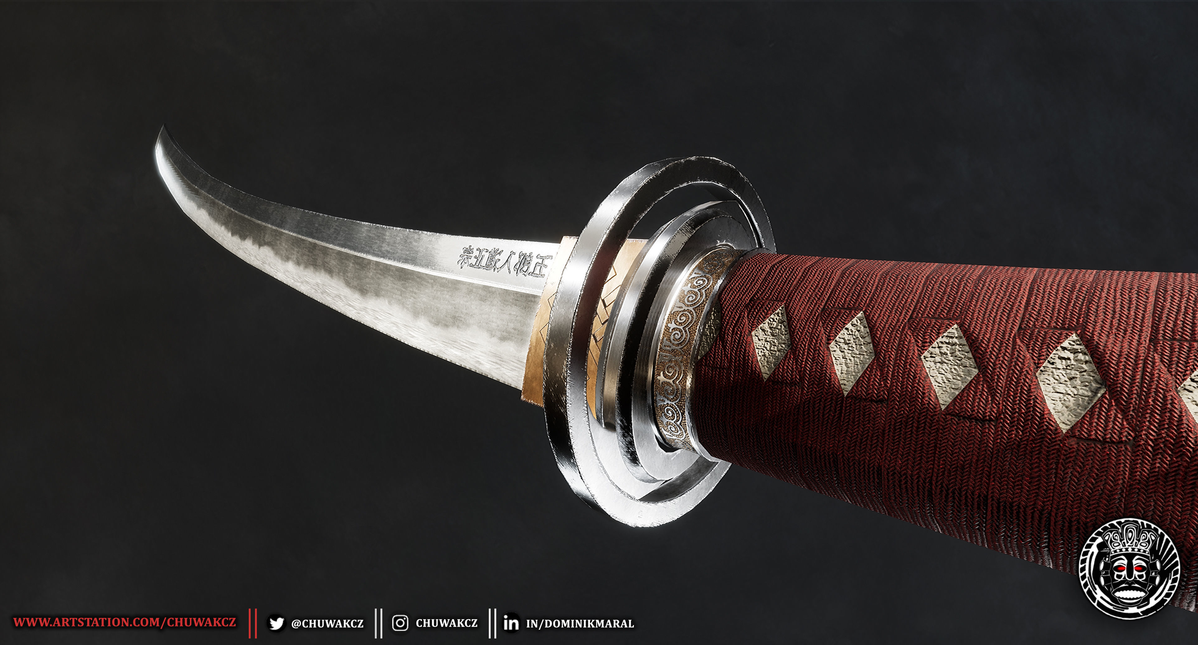 3D model Katana Samurai Sword - Honjo Masamune - Realistic Weapon VR ...
