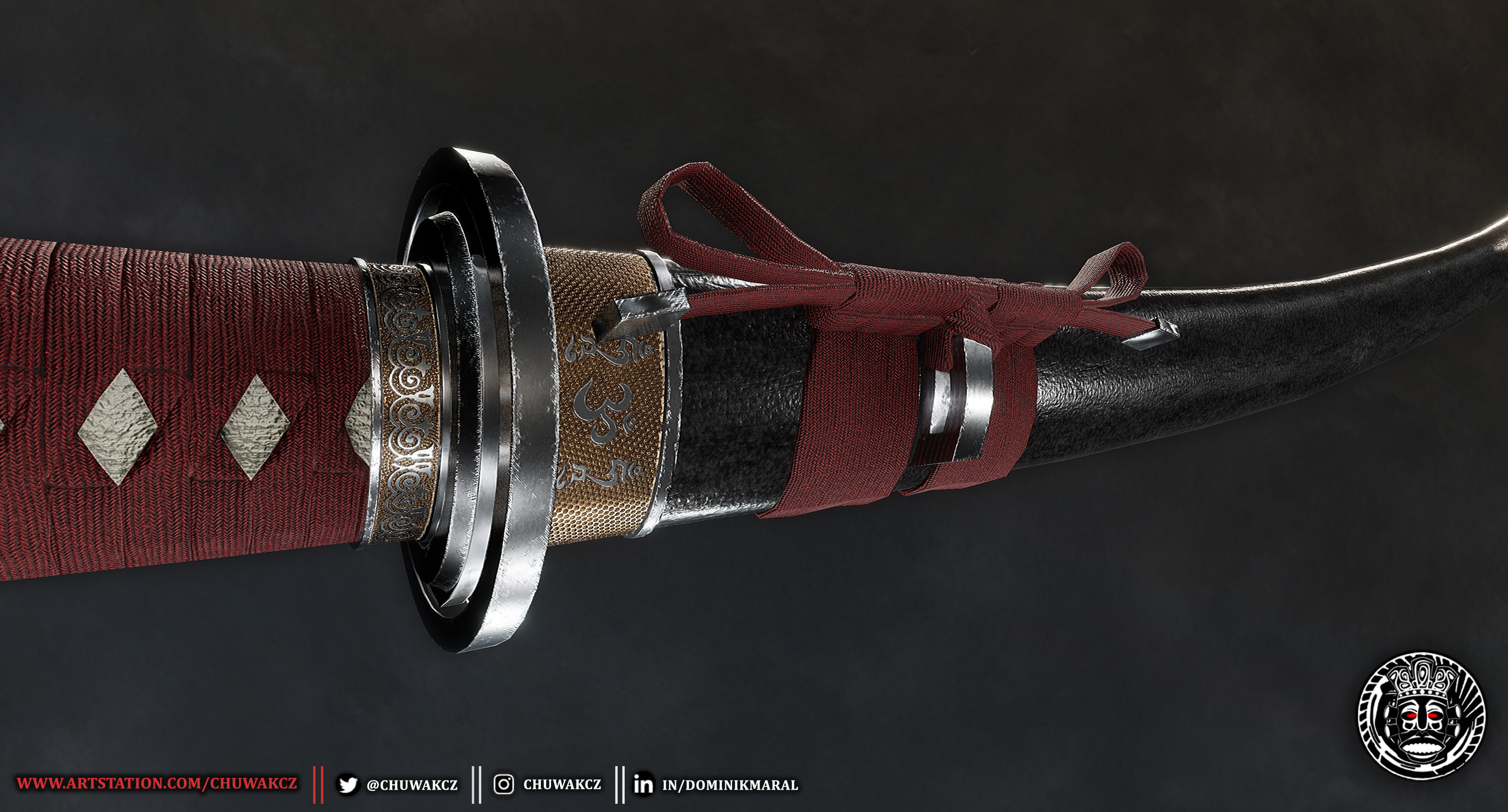 3D model Katana Samurai Sword - Honjo Masamune - Realistic Weapon VR ...