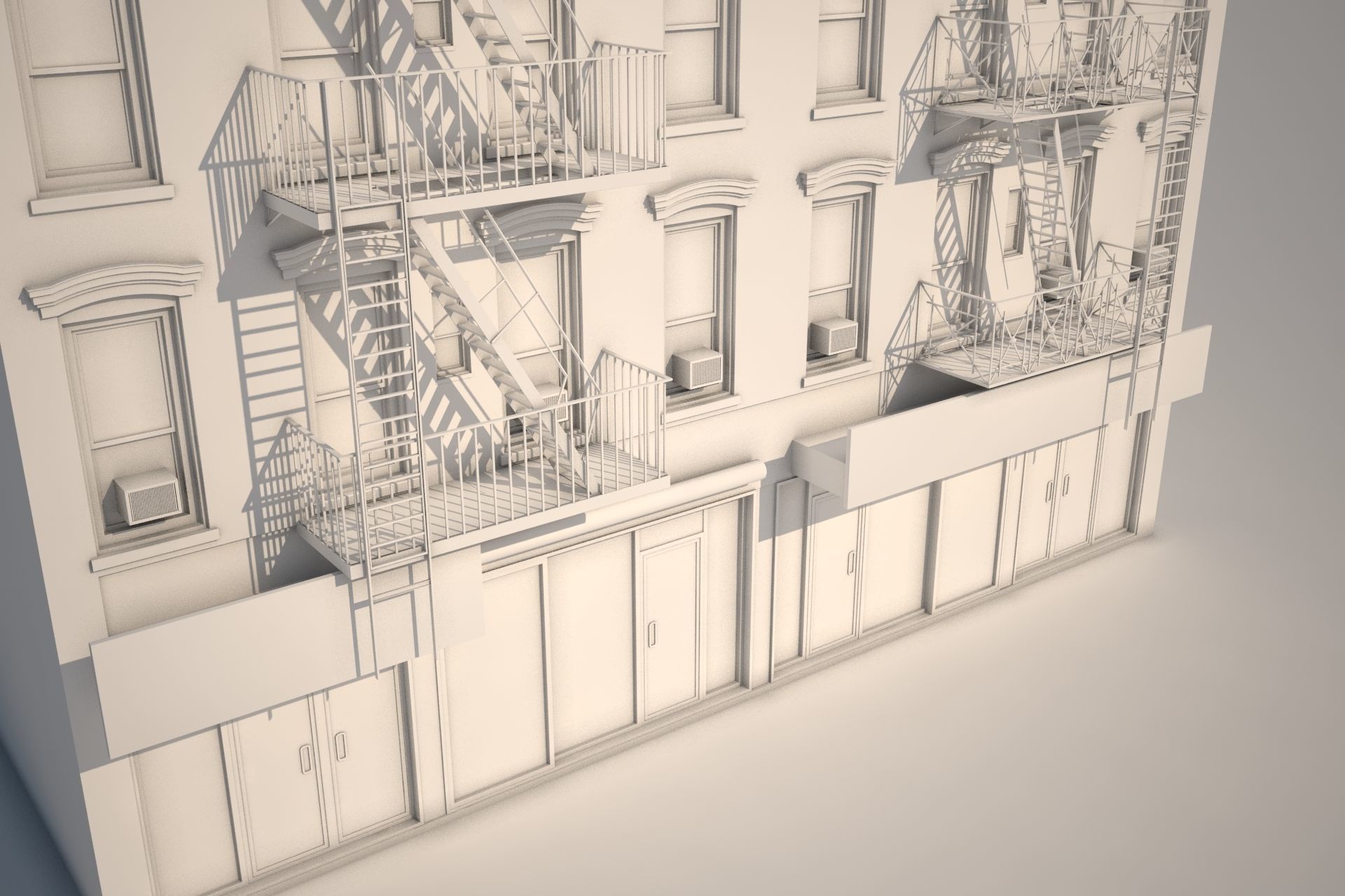 Context Building Nr2 Building Orchard st New York 3D model | CGTrader
