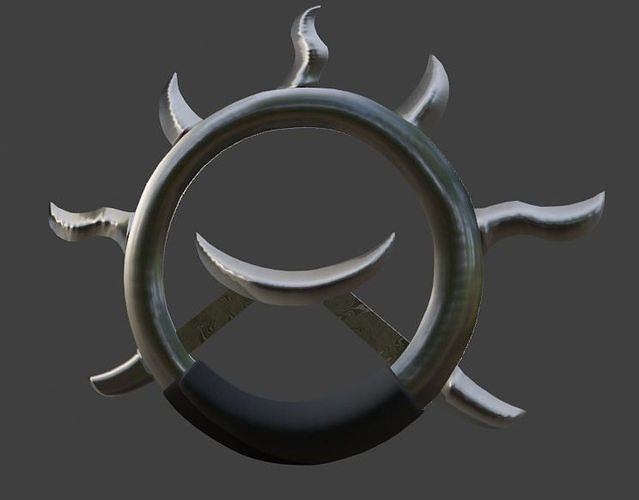 wheel of wind and fire 3D model | CGTrader
