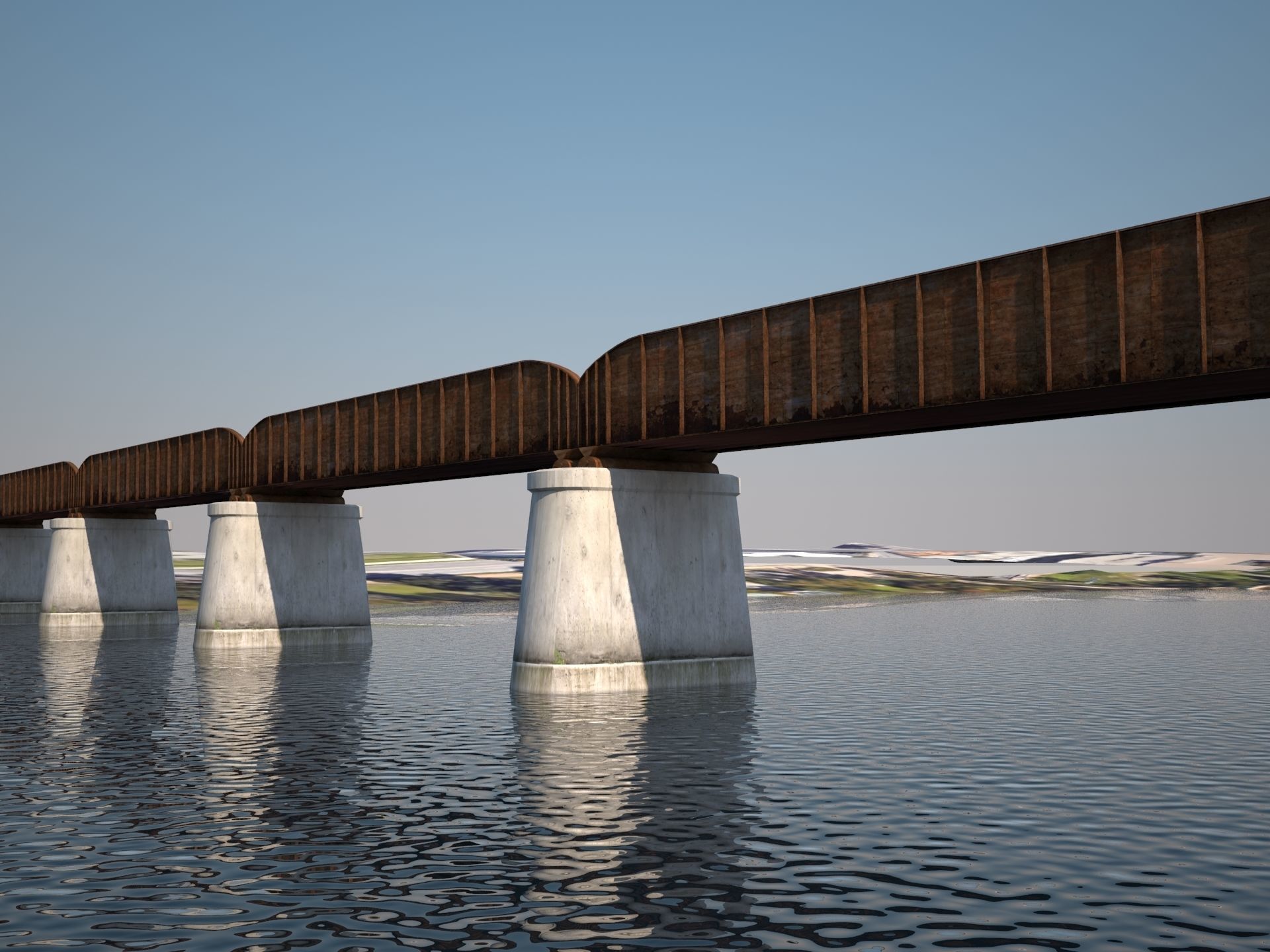 Context Bridges Austin Texas 3D model | CGTrader