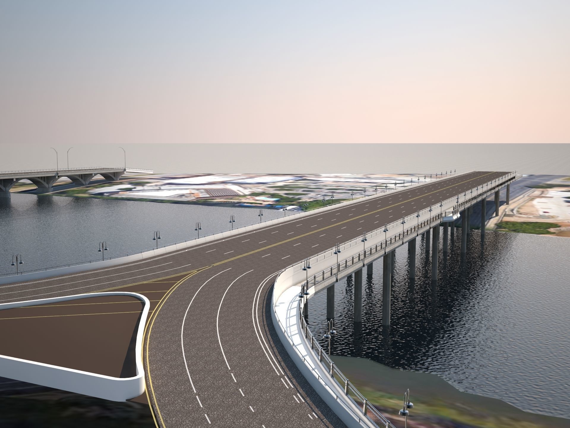 Context Bridges Austin Texas 3D model | CGTrader